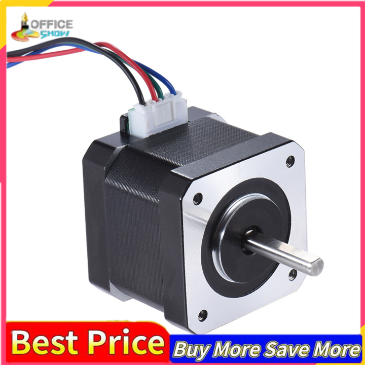1pcs Nema 17 Stepper Stepping Motor Drive Control 2 Phase 1.8 Degree 0.9A 0.4N.M 42mm with 90cm ...