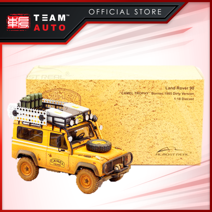 Team Auto TAP10844 Almost Real 1 18 Land Rover Defender 90 Camel cup ...