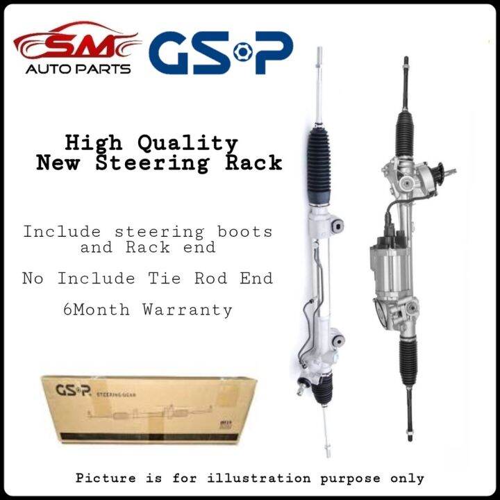 GSP Power Steering Rack Set - Toyota Vios NCP93 2007-2012 ( 6Month ...