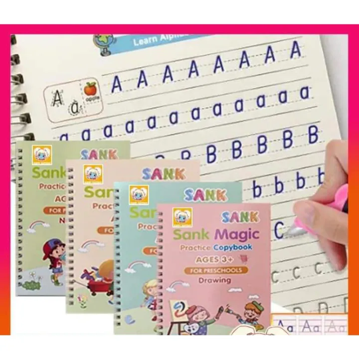 4pcs.Sank magic Practice Book set | Lazada PH