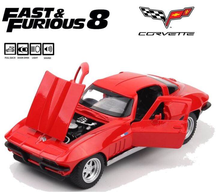 1:32 Fast & Furious 8 Letty 's1966 Letty's Chevrolet Corvette Stingray ...