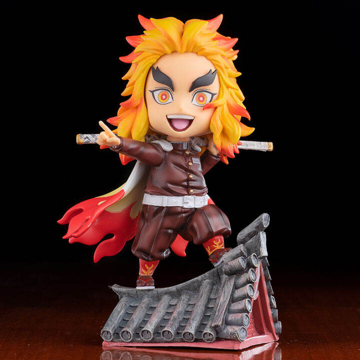 Demon Slayer Cute Rengoku GK Resin Action Figure Statue Model Ready ...