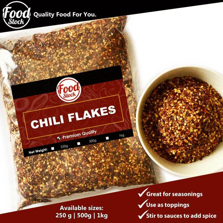 Food Stock Chili Flakes (250g, 500g, 1kg) | Lazada PH