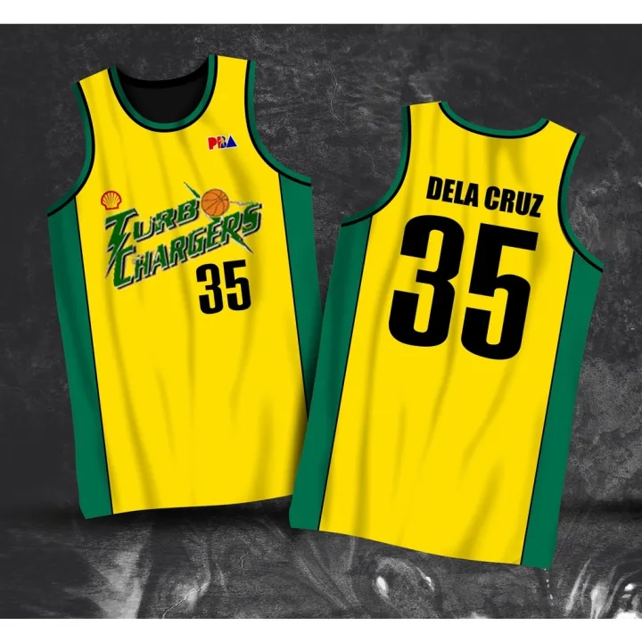 PBA JERSEY TONY DELA CRUZ SHELL TURBO CHARGERS BASKETBALL JERSEY FULL ...