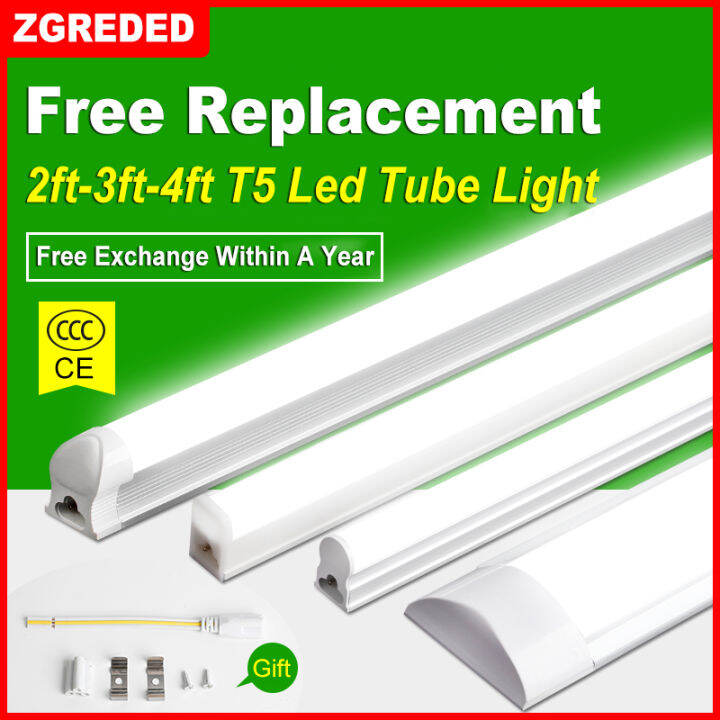 6Psclot T5T8 Led Tube Light 220V Led Lamp cm ceiling lights Wall Lamps 10W 14W 20W For Home Or ...