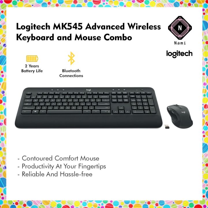 Logitech MK545 Advanced Wireless Keyboard and Mouse Combo | Lazada