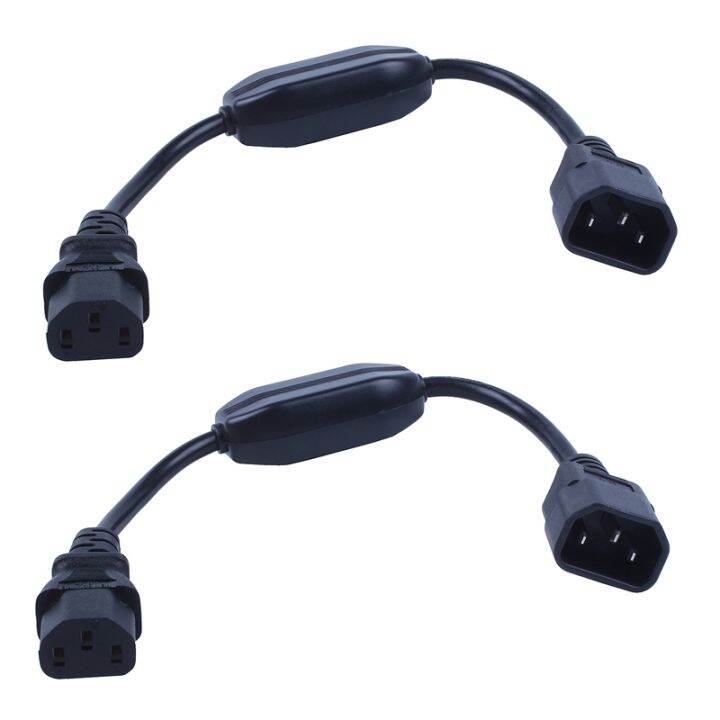 2X Special PDU UPS Power Cord Cable, IEC 320 C14 to C13 with On/Off ...