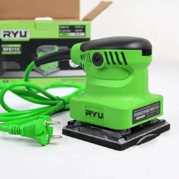 RYU Palm Sander RPS110 - Amplas Listrik Kotak - Amplas Genggam RPS 110 ...