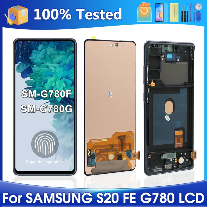 AMOLED TFT LCD For 6.5" For Samsung Galaxy S20 FE 5G LCD SM-G781B LCD Display Touch Screen ...