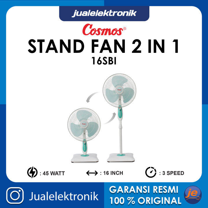 Cosmos Stand Fan 16 inch 2in1- 16SBI | Lazada Indonesia