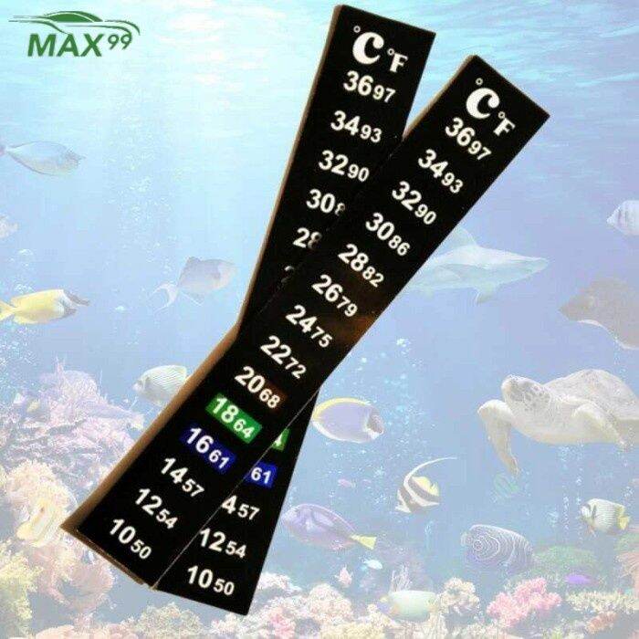 STICKER TERMOMETER PENGUKUR SUHU AQUARIUM TEMPERATURE | Lazada Indonesia