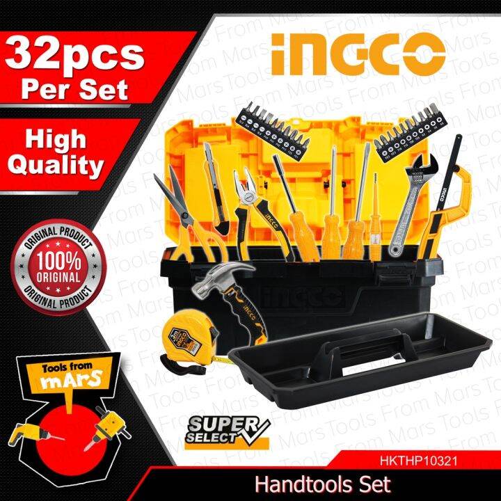 INGCO 32 PCS Hand Tools Set HKTHP10321 •TOOLS FROM MARS• HT2 | Lazada PH INGCO 32 PCS Hand Tools Set HKTHP10321 •TOOLS FROM MARS• HT2 | Lazada PH