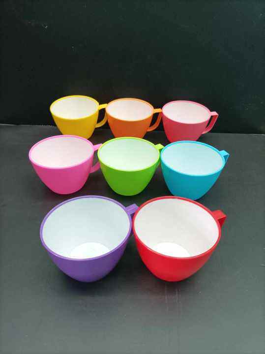 Multipurpose Reusable Plastic Mug Cup Rice cup Drinking Cups Tableware ...