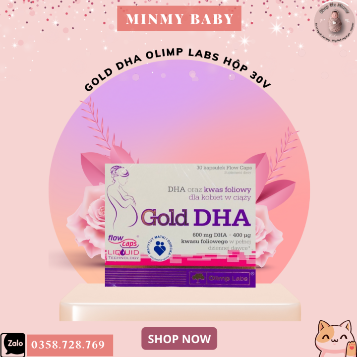 Gold DHA bổ sung DHA và Axit Folic cho mẹ bầu {Hàng chính hãng} Date ...