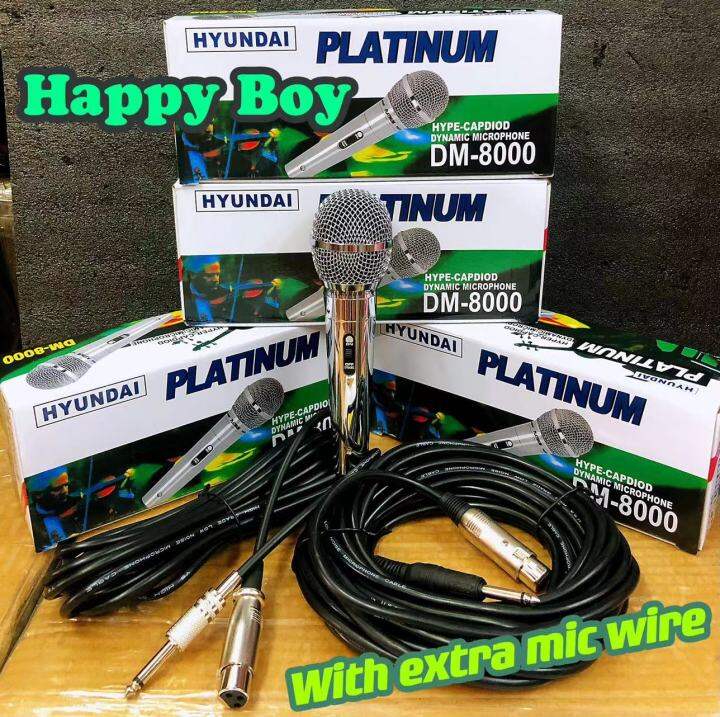 Hyundai Platinum DM-8000/DM-8000W [TO BE SHIP RANDOMLY] Professional Dynamic Microphone with ...