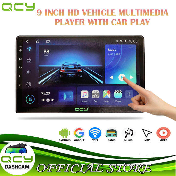 QCY T907 9 INCH Head Unit 2+32gb Anroid 11 HD Vehicle Multimedia Player ...