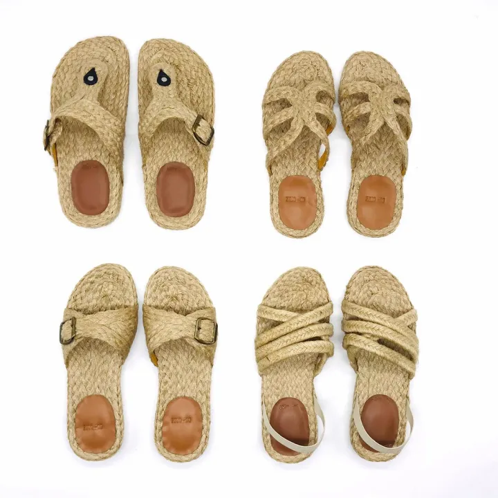 Gawang Pinoy Shoe Marikina Made Hand Woven Abaca Sandals For Women High ...