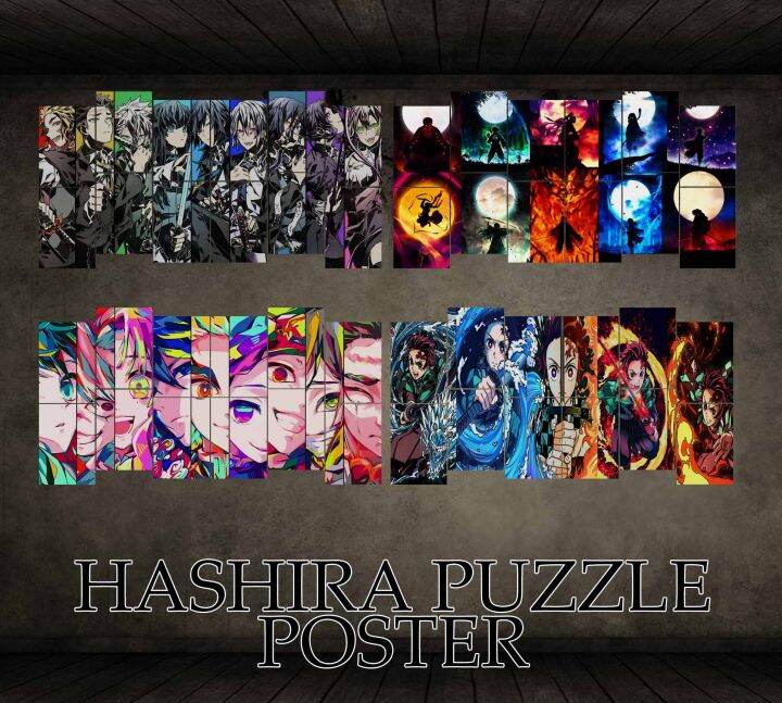 HASHIRA PUZZLE POSTER COLLECTIONS WALL DECOR POSTERS | Lazada PH