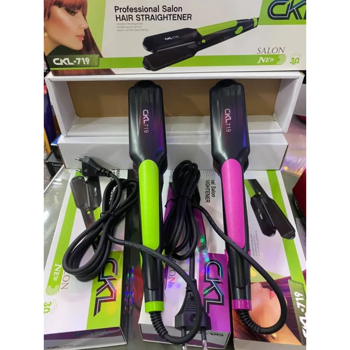 เครื่องหนีบผมลด 50% ((รุ่นใหม่ล่าสุด))เครื่องหนีบผม JMF ET-9924/CKL-719/ JMF ET-9934/ JMF ET ...