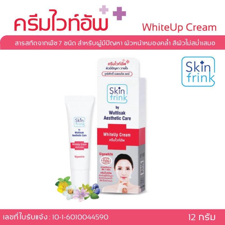 ครีมไวท์อัพ สกินฟริ้งค์ Skinfrink WhiteUP Cream 12 g. | Lazada.co.th