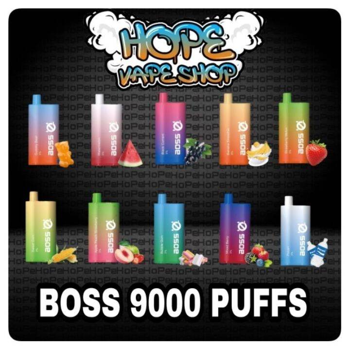 BOSS 9000 Puffs 9k disposable (Disposable Rechargeable) | Lazada PH