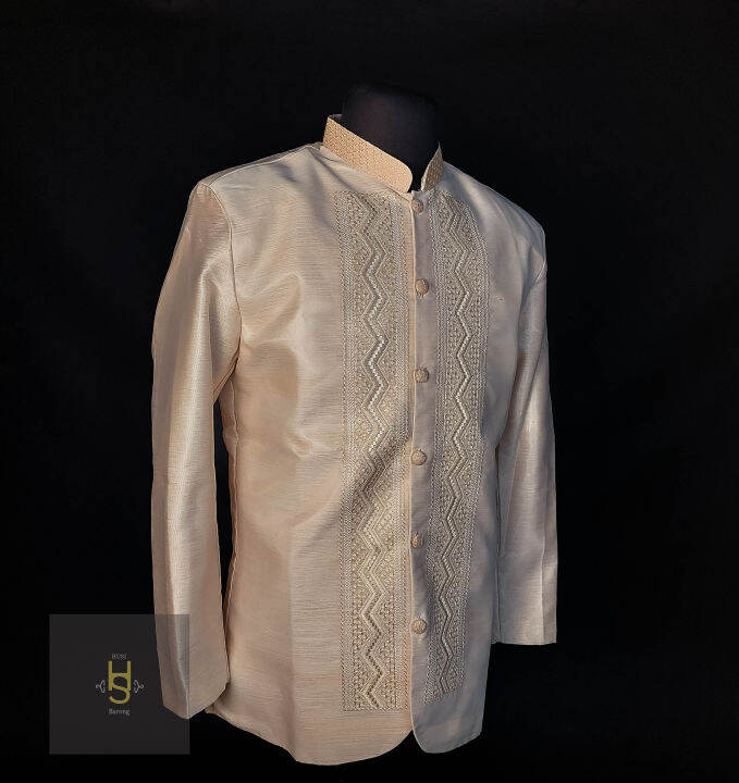 HUSI Coat Barong modern wedding formal attire Venucia and Japan Jusi ...