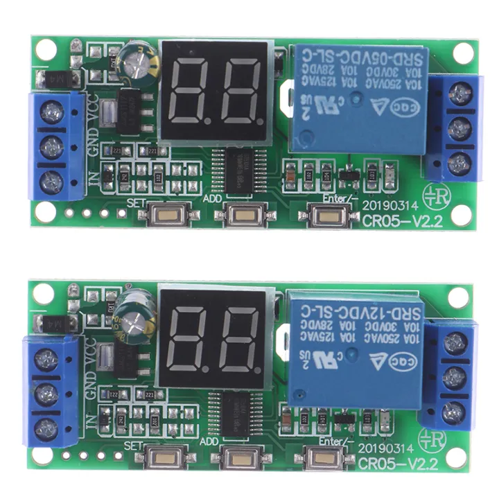 Multifunction Digital Time Infinite Delay Switch Timer Relay Module Dc5v12v24v Lazada Ph