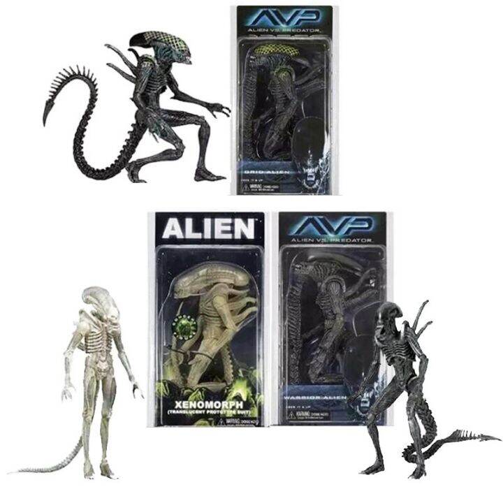 Aliens Vs Predator Grid Alien Xenomorph Translucent Prototype Suit ...
