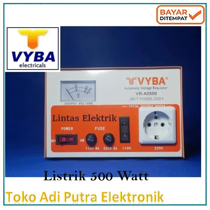 Stabilizer Stabiliser VYBA Motor 500 Watt 500Watt stabil listrik ...