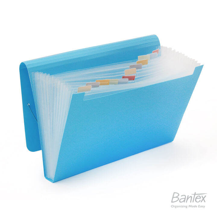 Bantex Expanding File Folio Sky Blue 3601 23 | Lazada Indonesia
