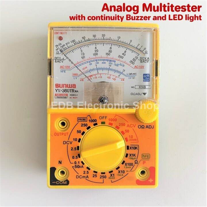 Analog Multitester Sunwa YX-360TRna / Standard Size Tester / Multimeter ...