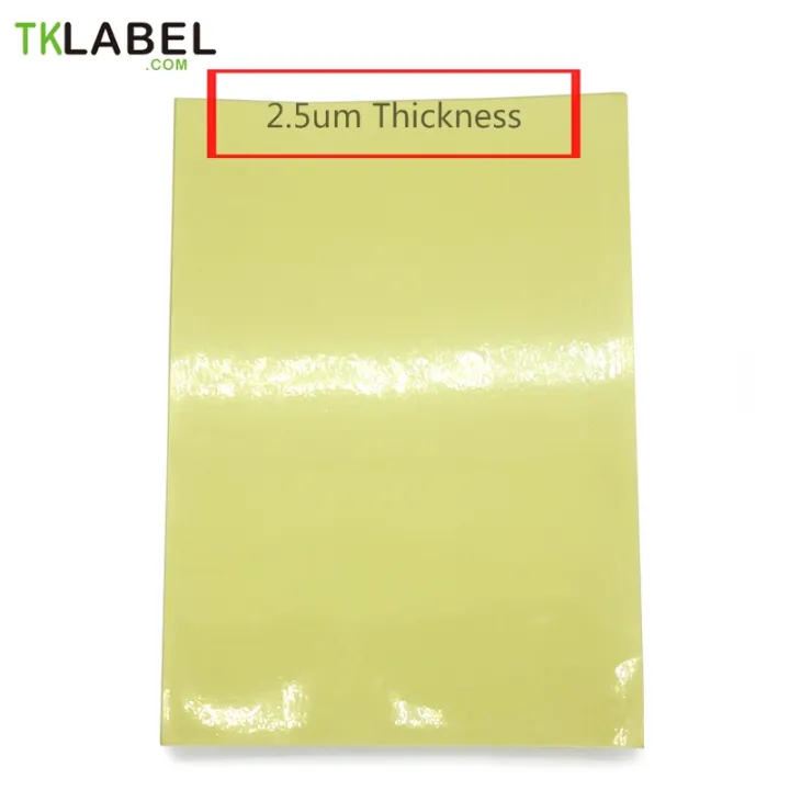 a4 label sticker for laser printer, 50-60 sheets, waterproof clear PET ...