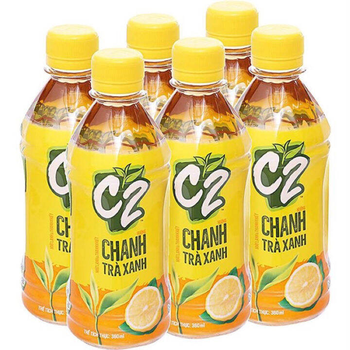 Nước C2 trà xanh lốc 6chai 360ml | Lazada.vn