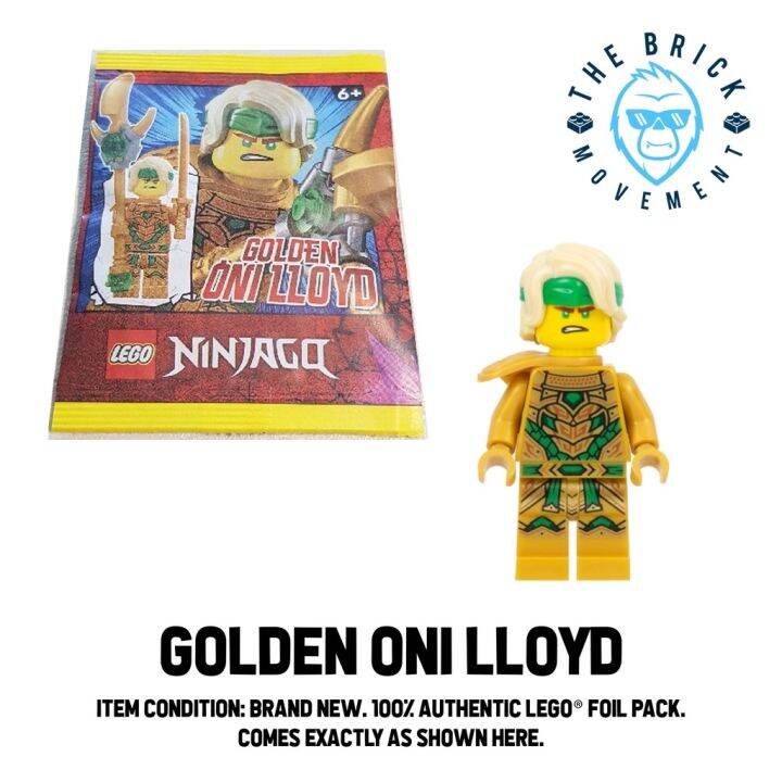 LEGO® NINJAGO Golden Oni Lloyd Foil Pack | Lazada PH