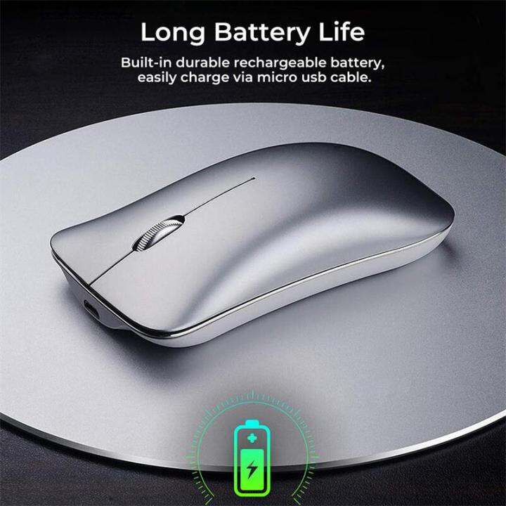 Wireless Mouse USB Computer Mouse Silent Ergonomic Mouse 1600 DPI ...