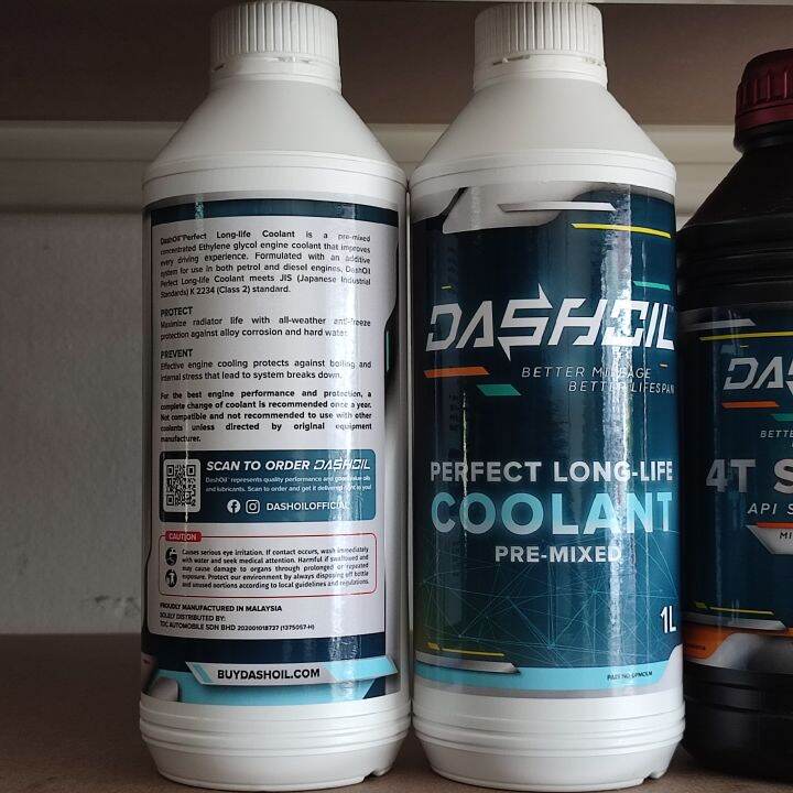 Dash Oil Coolant DashOil Perfect Radiator Premixed Red Merah | Lazada