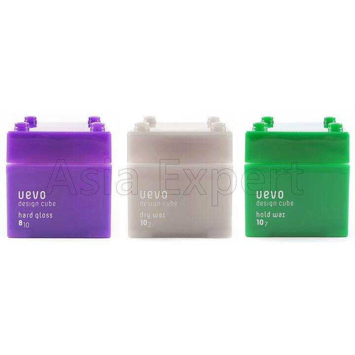 Demi Uevo Design Cube Hair Wax 3สูตร 80g แว็กซ์ตกแต่งทรงผมชาย | Lazada.co.th