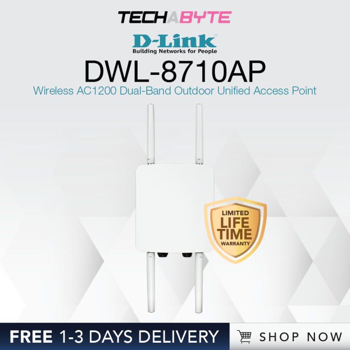 D-Link DWL-8710AP | Wireless AC1200 | Dual-Band Outdoor Unified Access ...