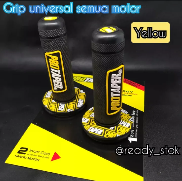 Protaper Hand Grip - Handgrip karet- Handpad Gas kuning | Lazada Indonesia