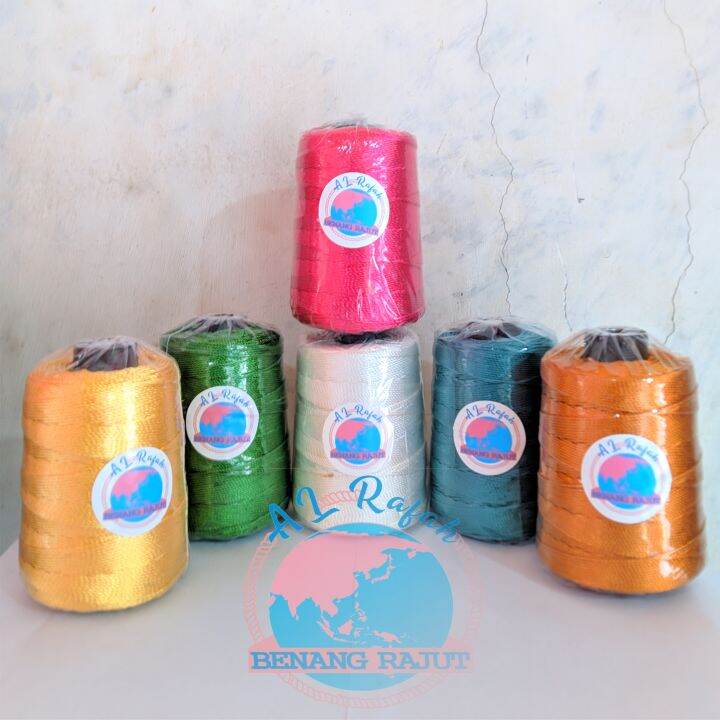 BENANG RAJUT 300grm bahan NILON FILAMENT | Lazada Indonesia