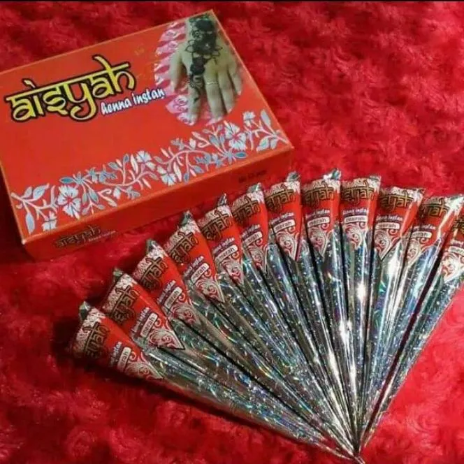 cilacilo - henna merah aisyah 1 box isi 12 pcs | Lazada Indonesia