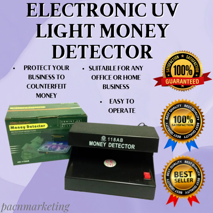 Best Seller MONEY DETECTOR | AD-118 AB Model Black Detector | Electric ...