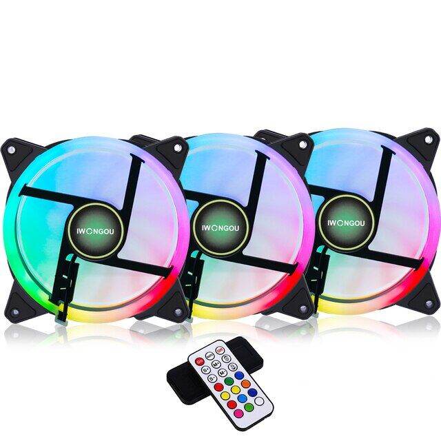 【Worth-Buy】 Iwongou Pc Fan 120mm Rgb Fan Controller 12v Silent 2000rpm ...