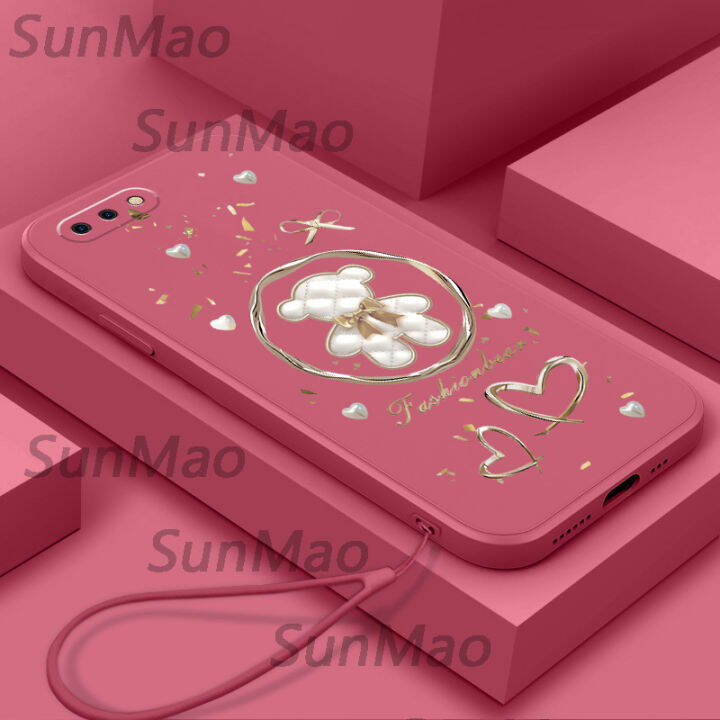 Casing OPPO A3S Phone Case Soft Phone Case Smooth Protective Case Bear ...