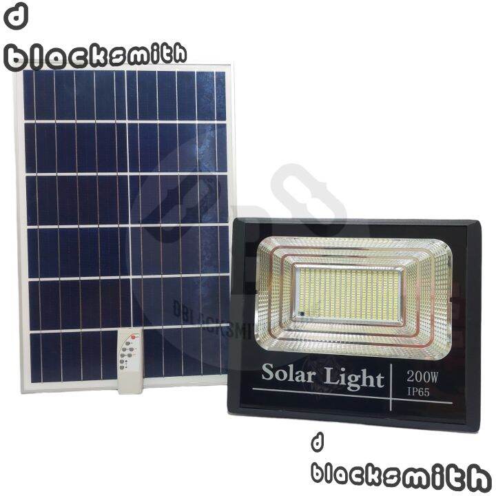 WHS Heavyduty Outdoor Solar LED FloodLight And Solar Panel 200W ...