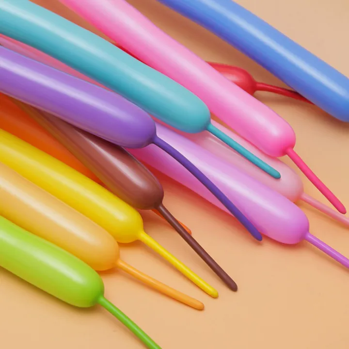 Long Balloons, Thick, 10, 50, 100 mixed colors, Magic DIY Balloons ...