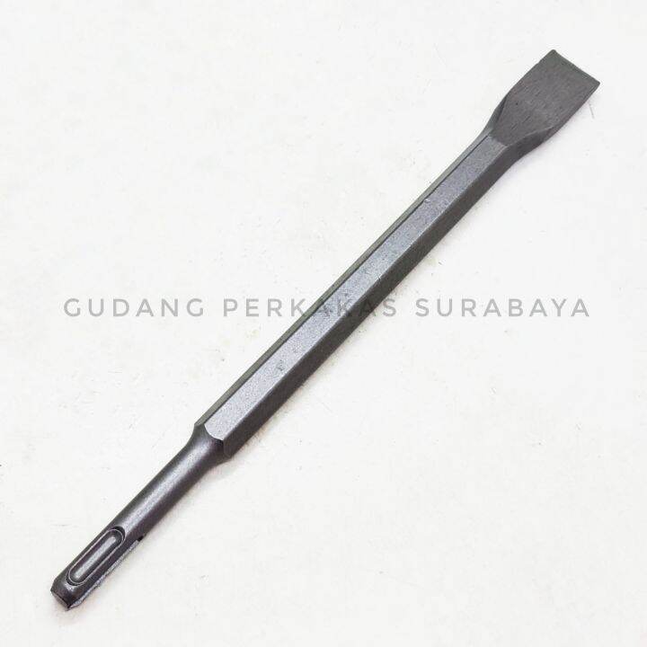 SDS FLAT CHISEL SHANK 14 x LENGTH 250mm COLD CHISEL MATA BOR BETON ...