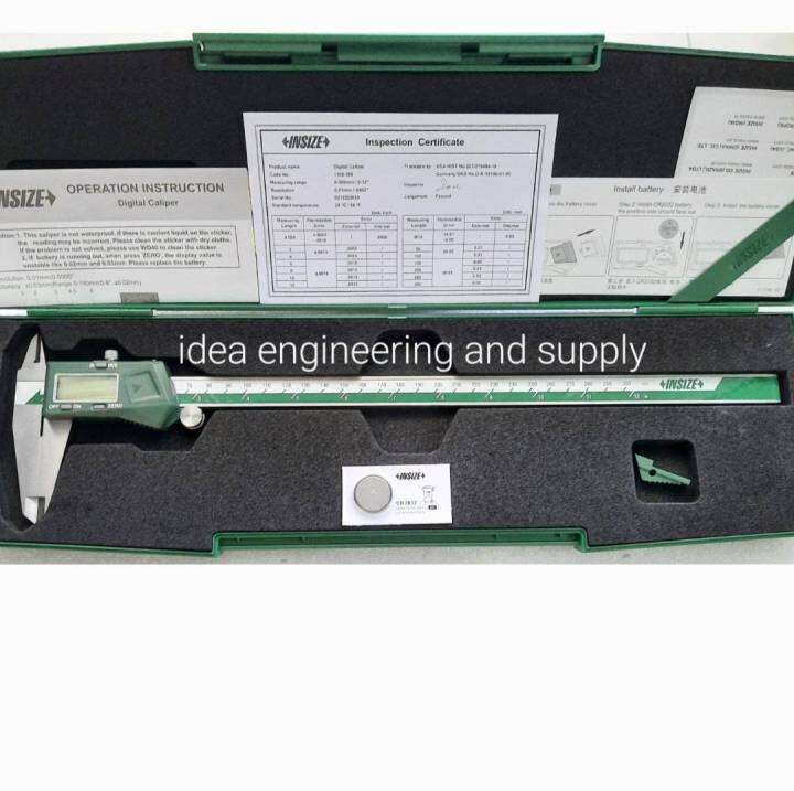 เวอร์เนีย ดิจิตอล 12" (300mm) INSIZE อินไซส์ 1108-300 เวอร์เนียร์ คาลิปเปอร์ 12 นิ้ว | Lazada.co.th