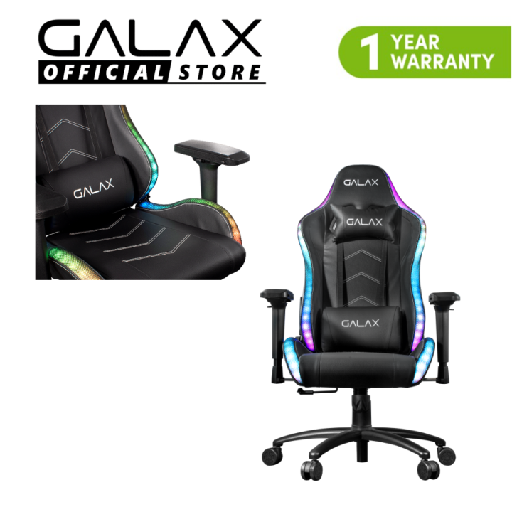 GALAX Gaming Chair (GC-01 S Plus) RGB 180 Degree Adjustable Seat Back RGB Control RGB Effect ...