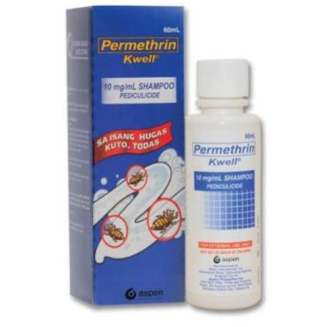 Kwell Permethrin 60mg/mL Kuto Shampoo with free 1pc suyod | Lazada PH